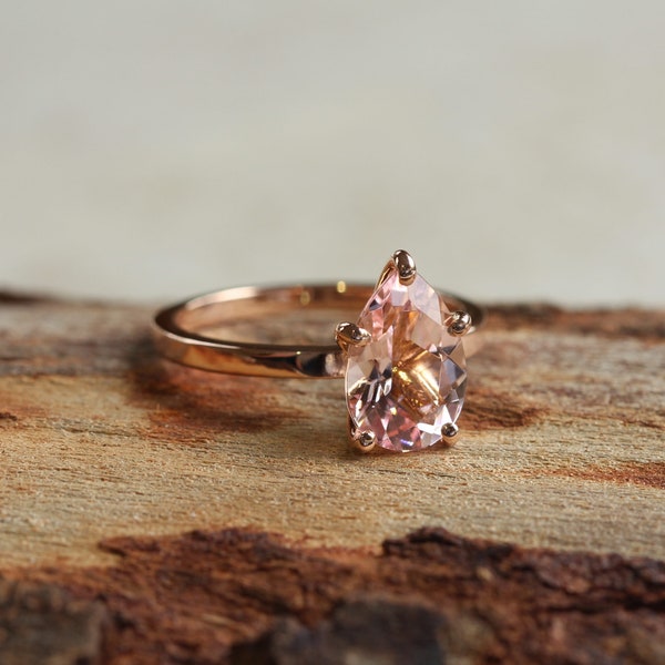 Pear Morganite - Etsy