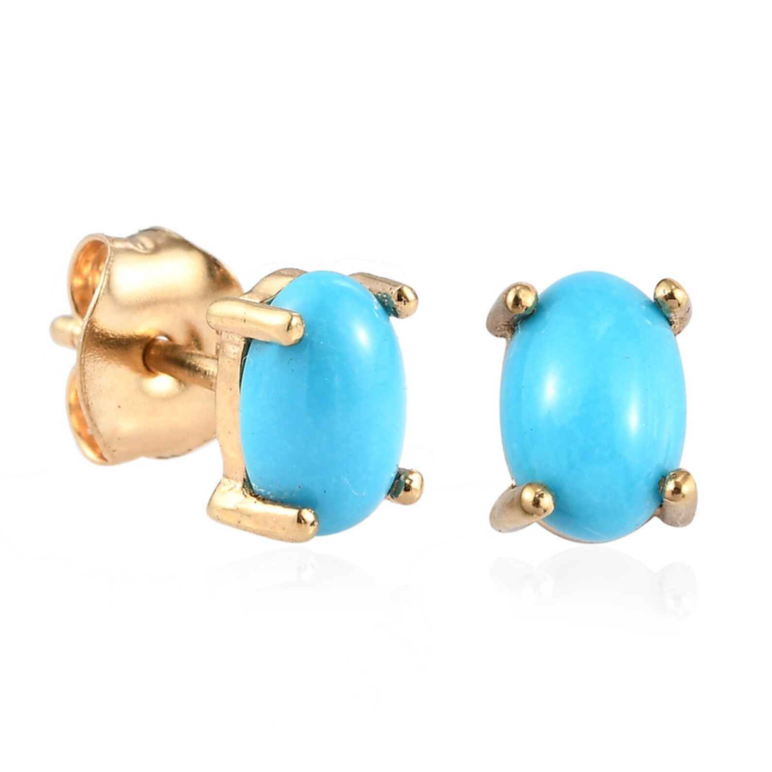 Sleeping Beauty Turquoise Stud Earring Turquoise Earring in - Etsy