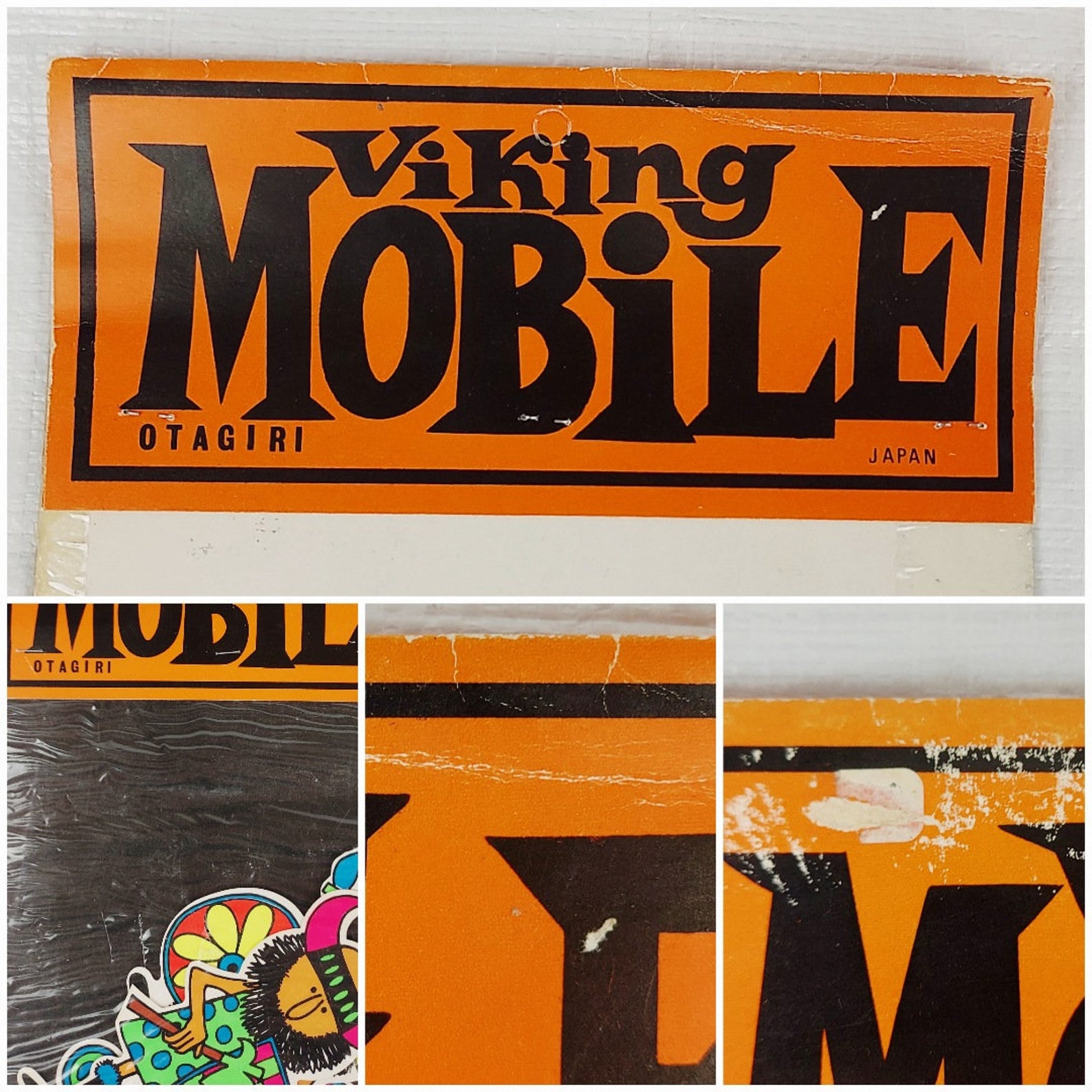 1960s Viking Mobile by Otagiri Japan, Dayglo, Deadstock NOS NIP ...
