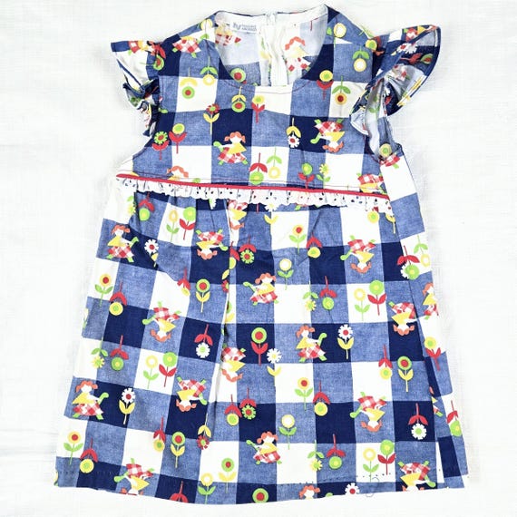 1970s Hovland Swanson Girls Cloth Bikini Swimsuit w/ … - Gem