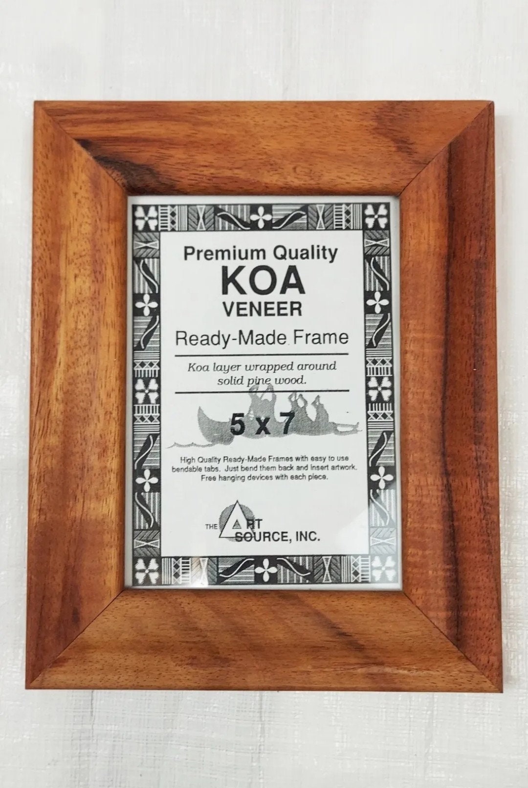 1990s Hawaiian Koa Wood Wrapped Pine Picture Frames, Lot 3, New Old ...