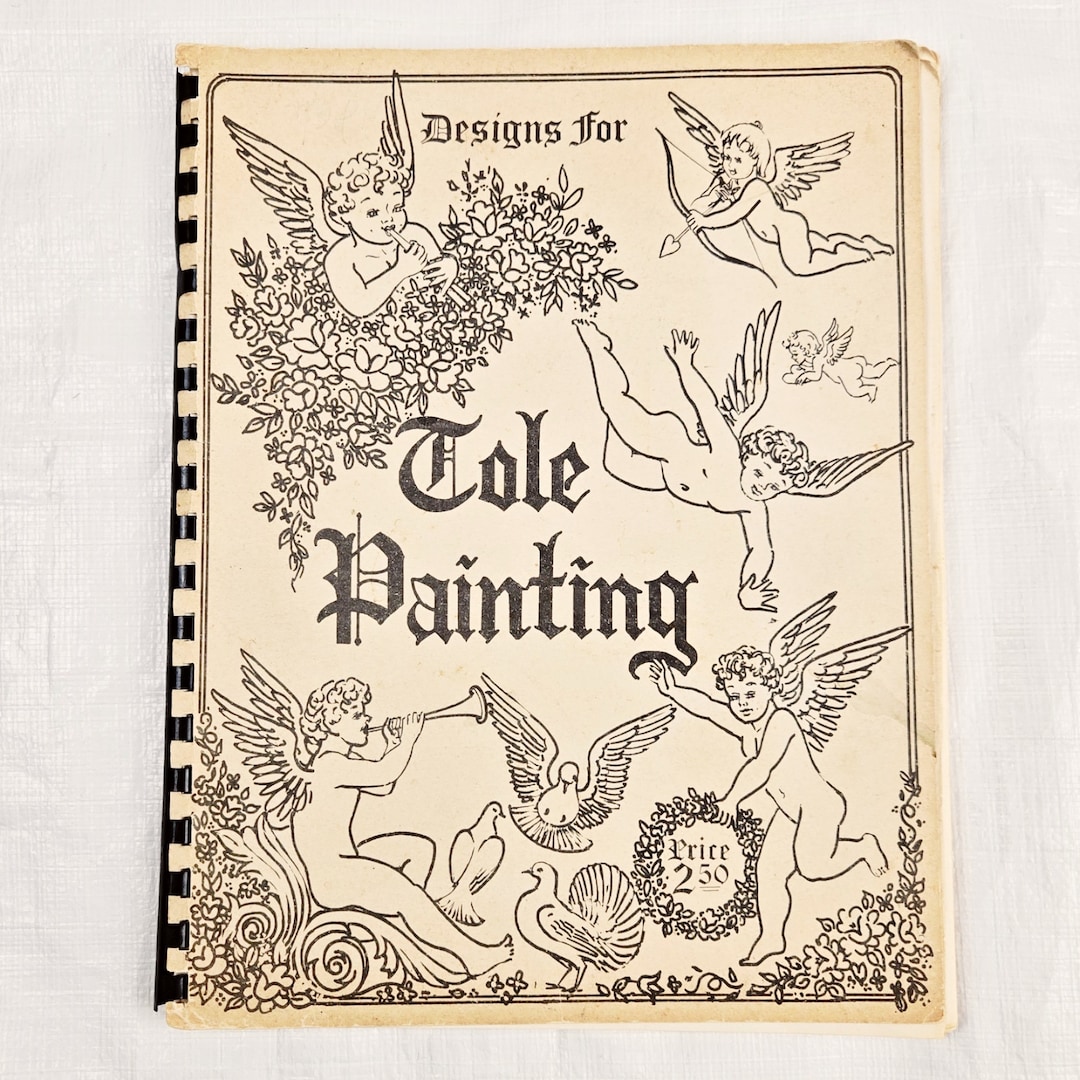 1960s Designs for Tole Painting Book, Paperback Spiral Bound, Joan ...