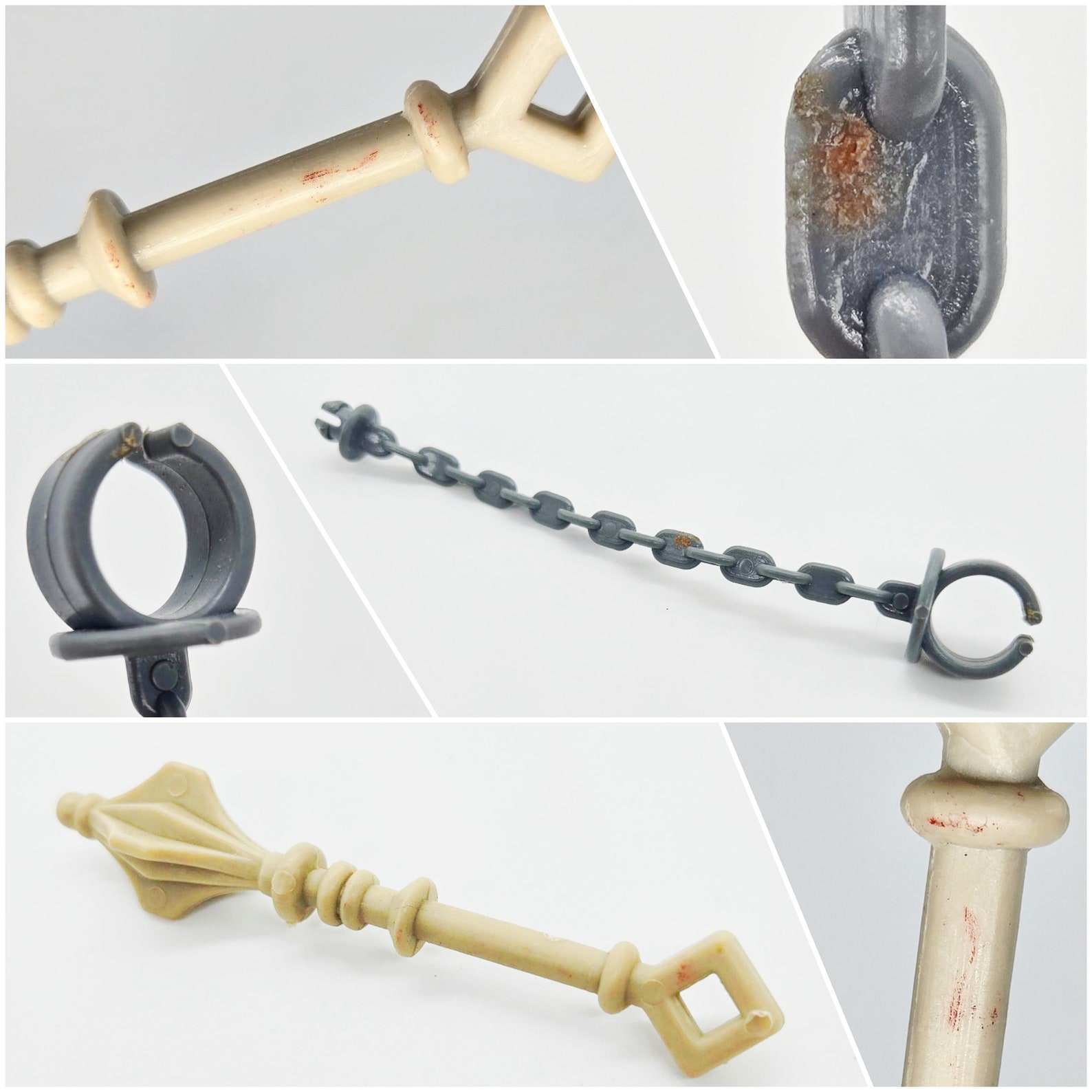 1980s Masters of the Universe He-man Accessories, Skeletor Chest Armor ...