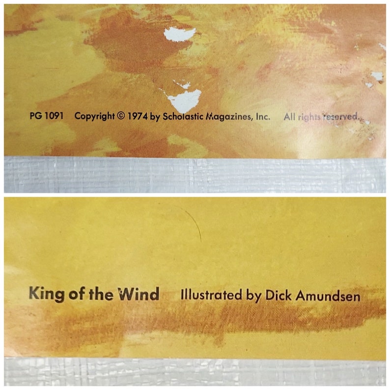 1970s King of the Wind Poster by Scholastic Magazines, 34 X 22 Inches ...