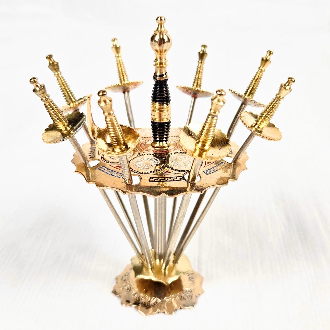 1960s Spanish Rapier / Espada Ropera Sword Cocktail Drink / Snack ...