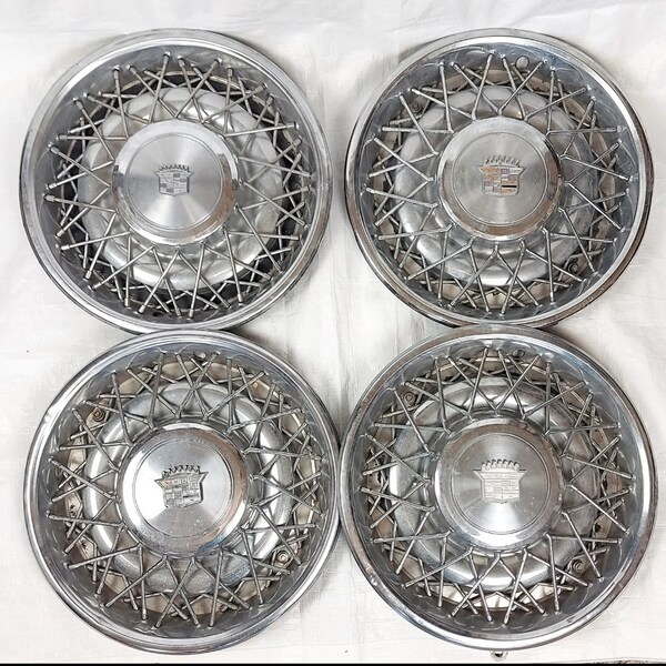 Cadillac Hubcaps - Etsy