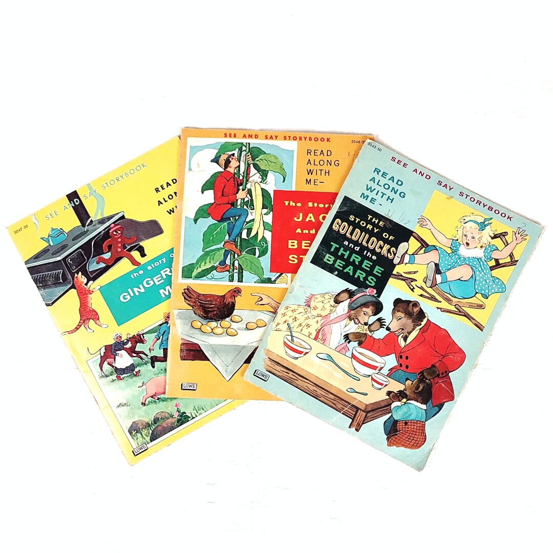 1960s See & Say Read Along W/ Me Storybook Set by Lowe, Lot 3 ...