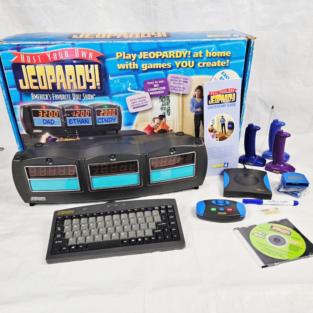 2000s ' Host Your Own Jeopardy' Electronic Classroom / Family Game ...