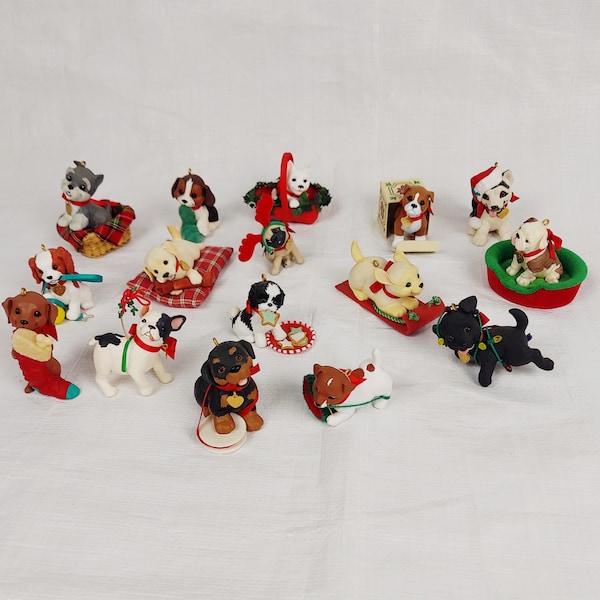 Vintage Christmas Ornaments, Lot 30, Holiday Tree Table Decor, 1950s ...