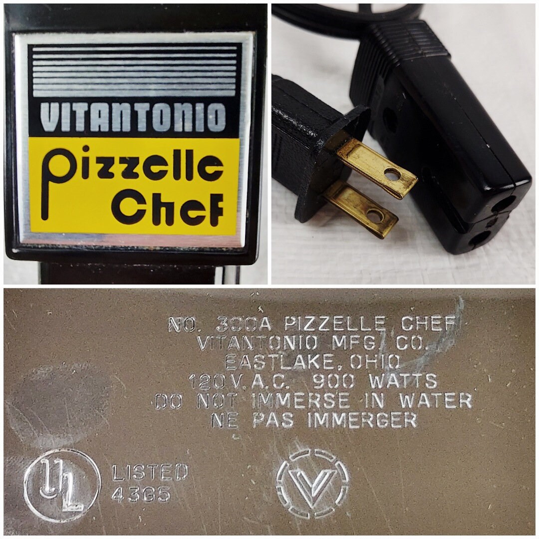 1970s Pizzelle Chef 300 W/ Cord & Box, Tested Operational, Vintage ...