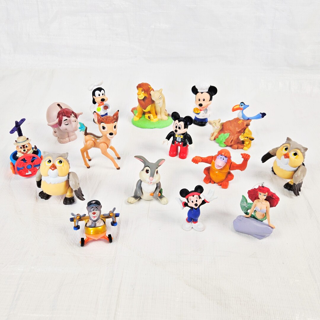 1980s / 1990s Disney Toy Figurine Ornament Collection, Lot 15, Vintage ...