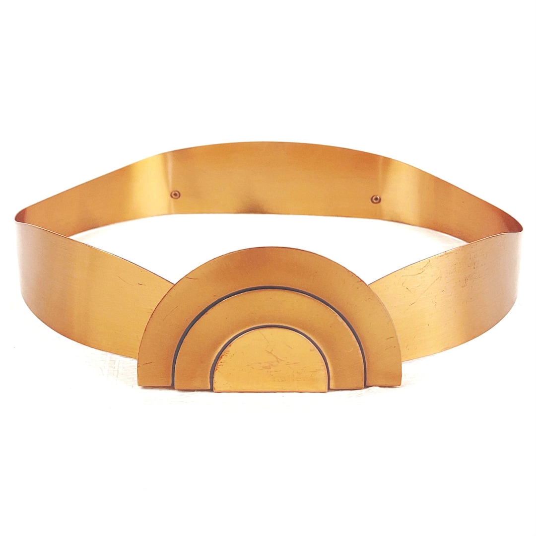 1950s Renoir Copper Belt W/ Removable Buckle, Size Small, Sunburst ...