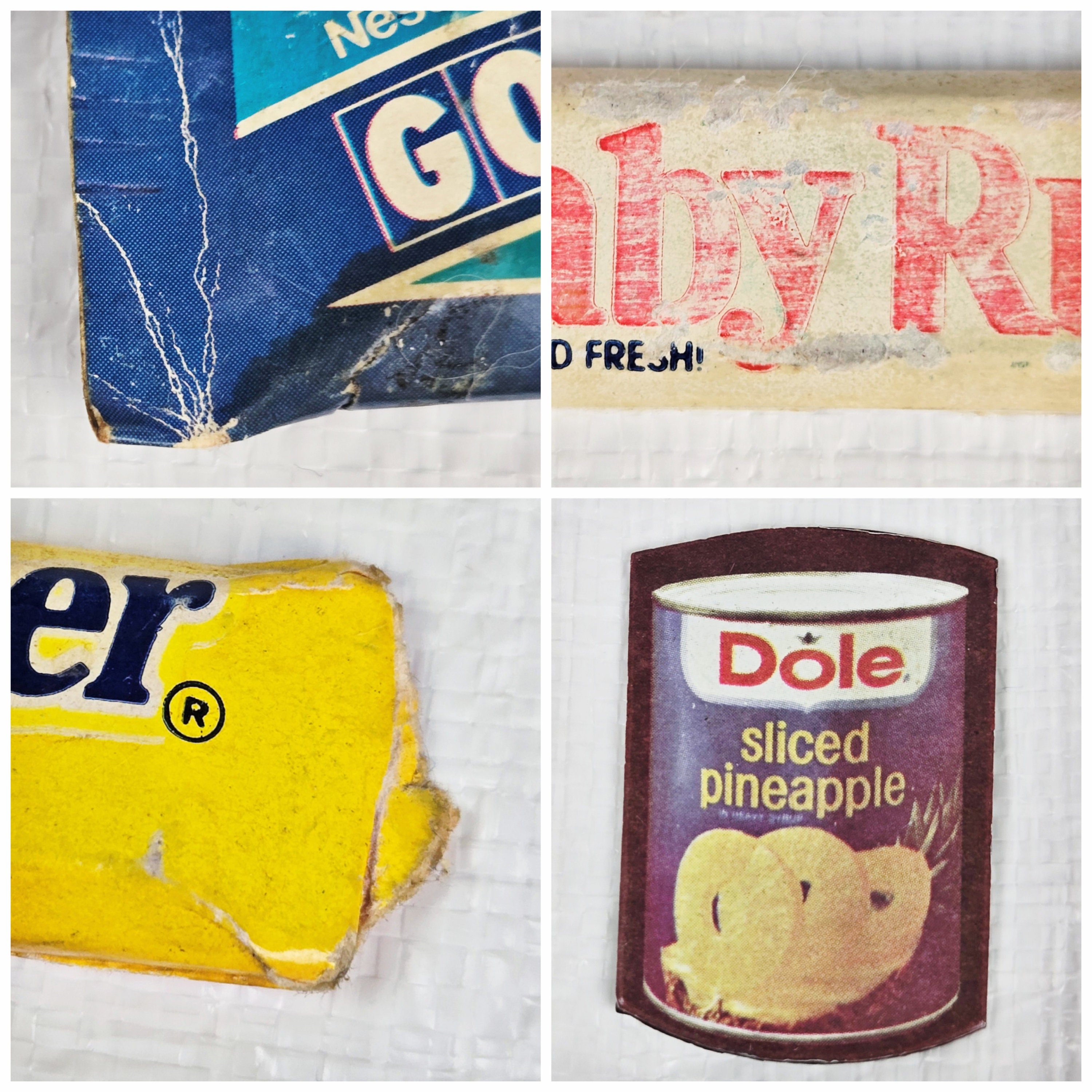 1970s Magnet Collections, Vintage 70s Kitchen Refrigerator Home Decor ...