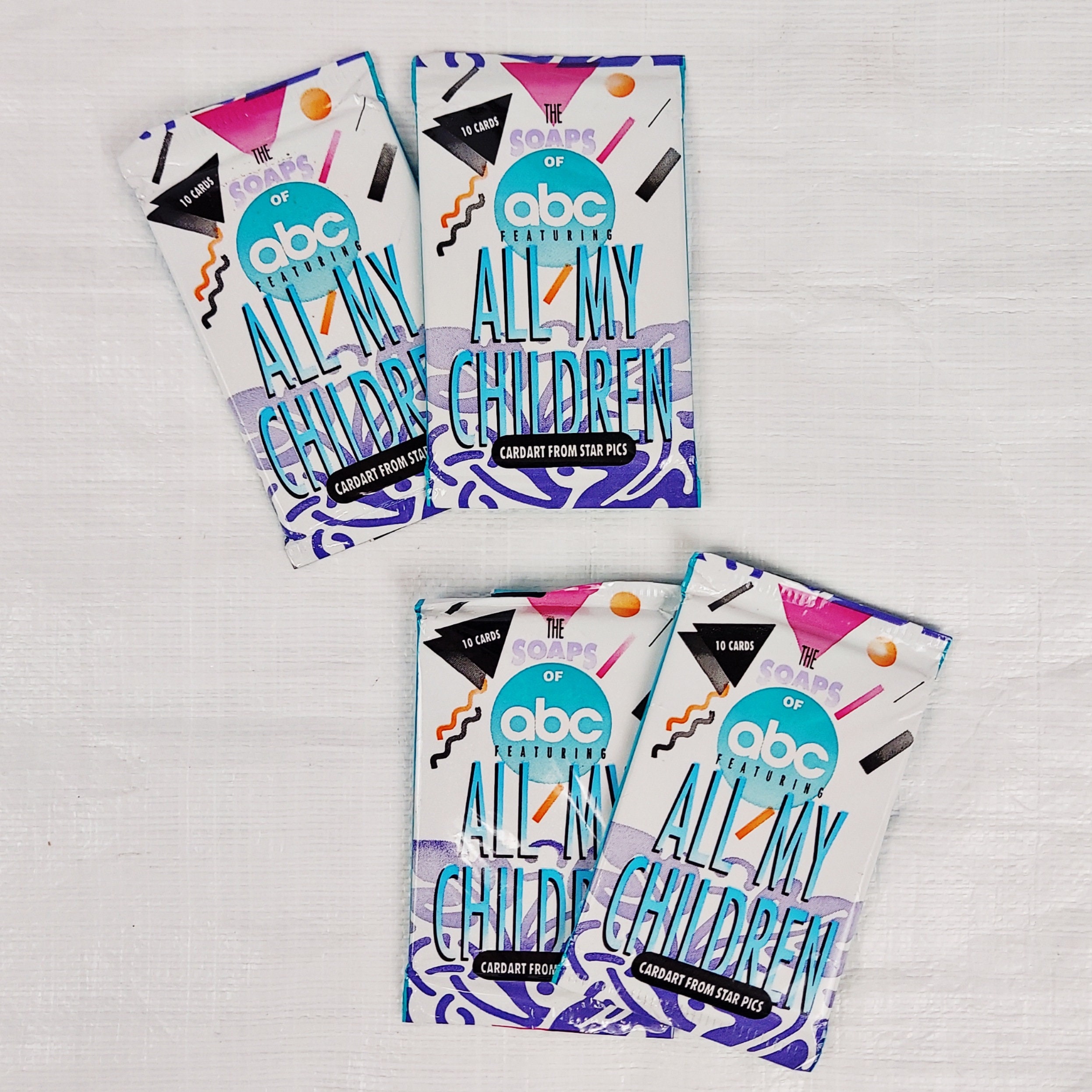 1990s All My Children Card Art From Star Pics Cards, Lot 4, the Soaps ...