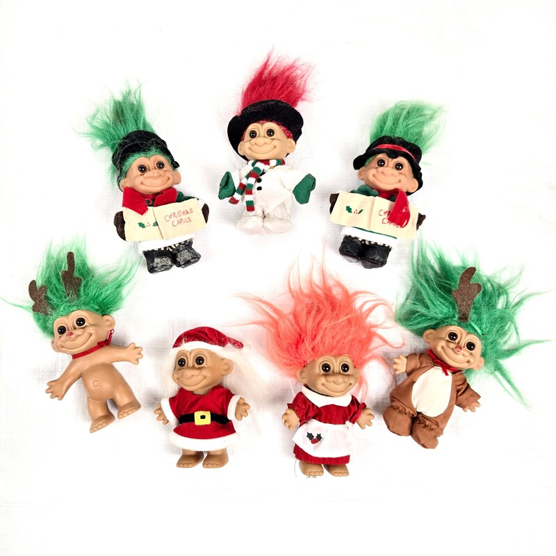 Holiday Troll Doll - Etsy