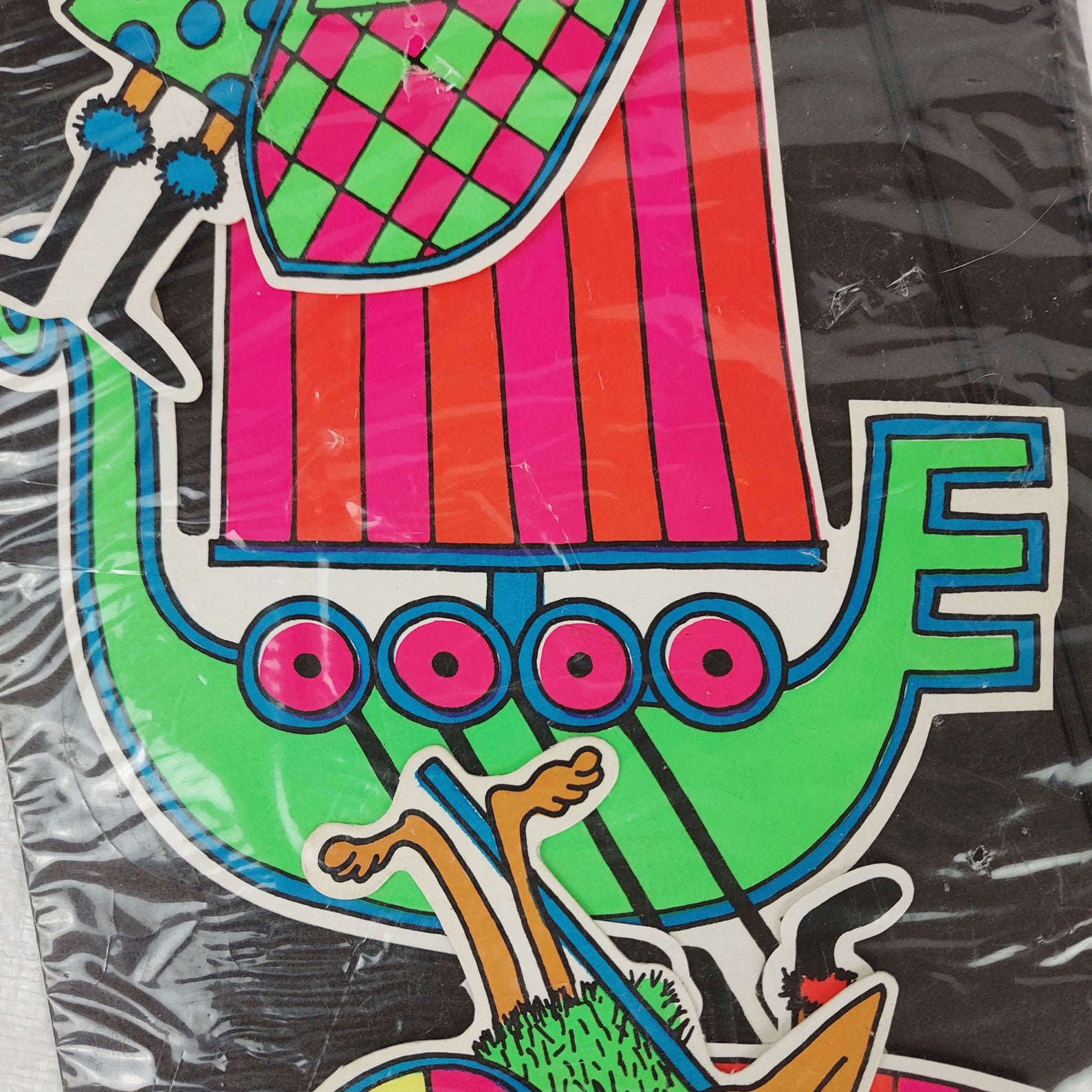 1960s Viking Mobile by Otagiri Japan, Dayglo, Deadstock NOS NIP ...