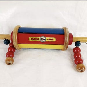 1960s Cradle Spin / Cradle Gym, Vintage Kids Toys Nursery Decor ...