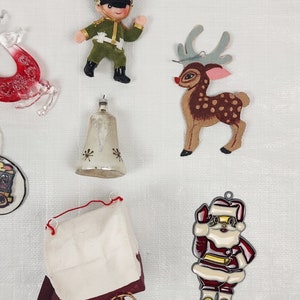 Vintage Christmas Ornaments, Lot 30+, Holiday Tree Table Decor, 1950s ...