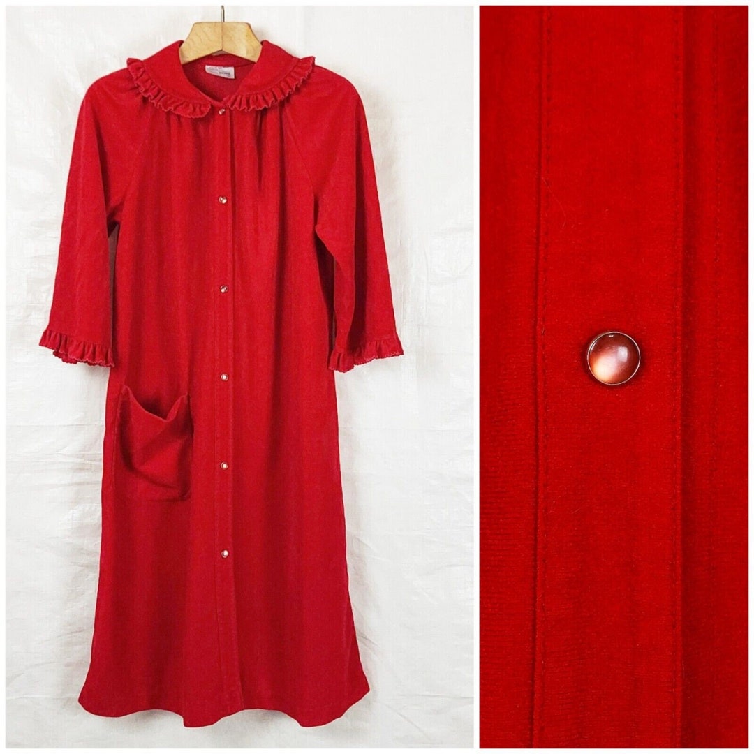 1970s JC Penny Misses Robe / House Coat / Dress, Vintage Women's ...