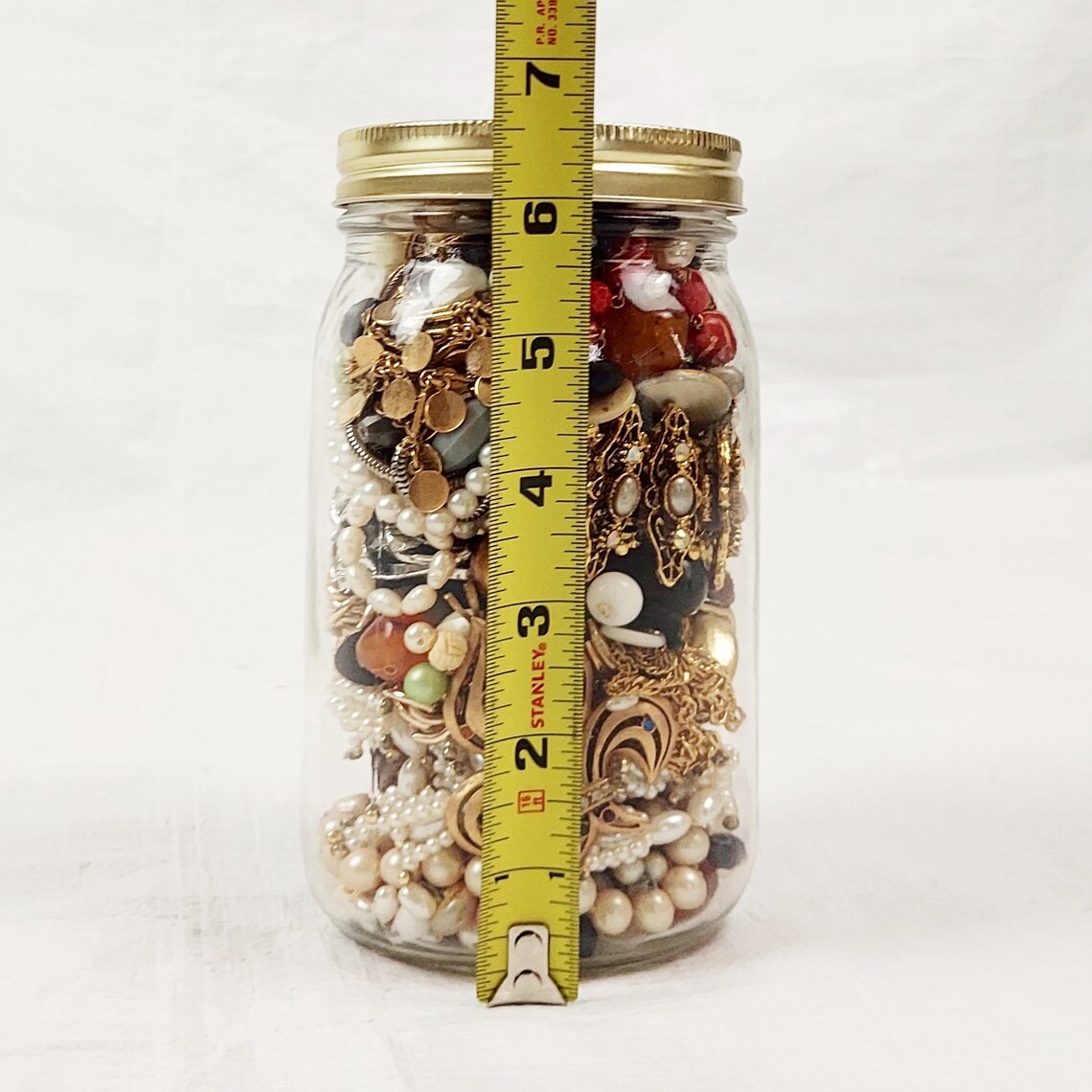 Vintage Jewelry Crow Confetti / Dragon Hoard Jar W/lid Ring - Etsy