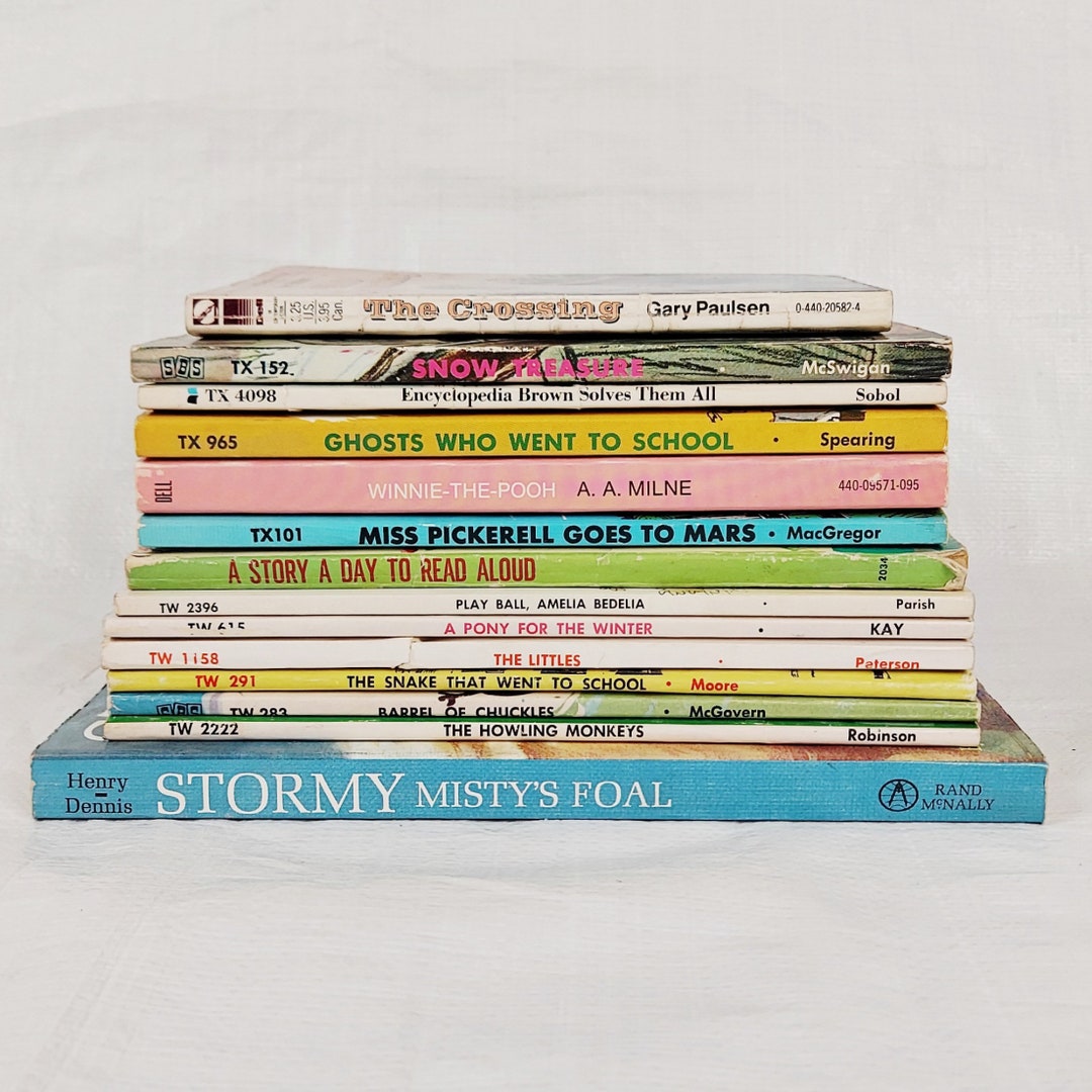Vintage Elementary School Class Library Starter Kit, Lot 14, 1960s to ...