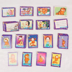 1970s Garfield Collector Cards, 300 Trading Cards / 35 Tattoos, Premier ...