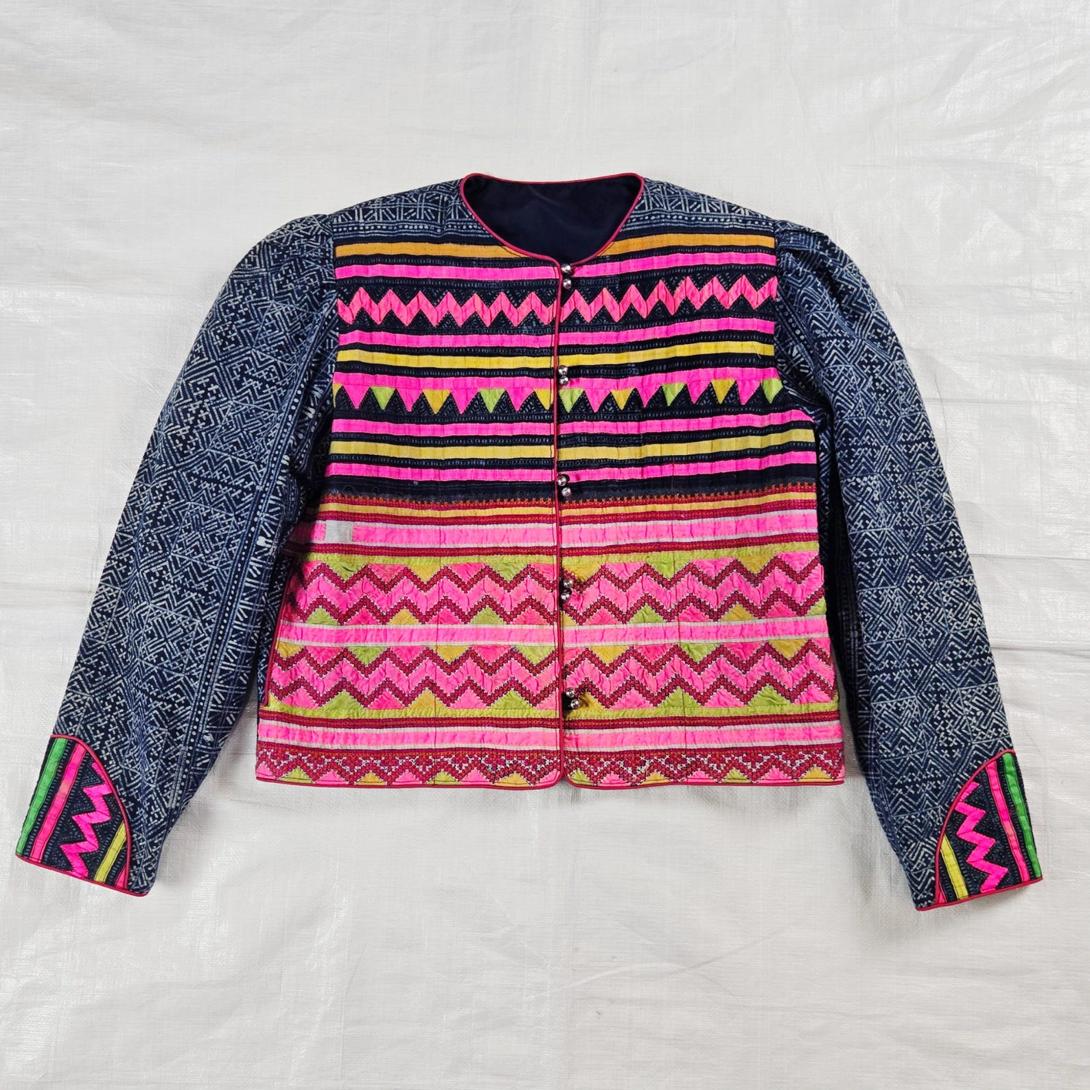 1990s Thai Jacket W/ Bell Closures, Vintage 90s Women's Clothing ...