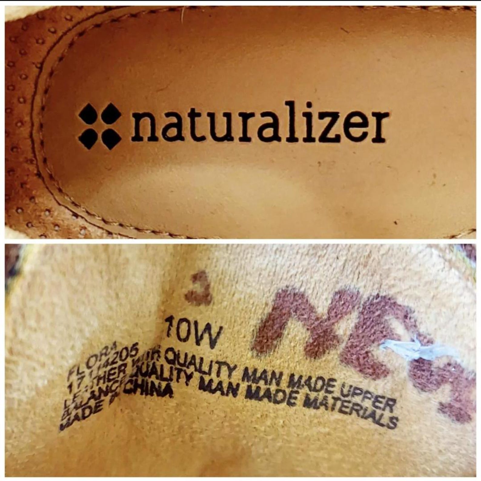 1990s Naturalizer Athletic Shoes, Size 10W, Brown Flora, Vintage 90s ...