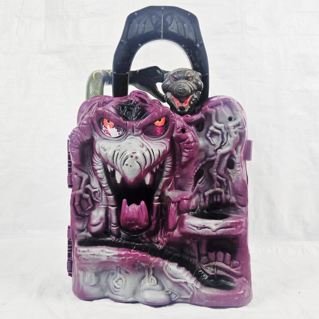 1980s MOTU Skeletor's Snake Mountain Castle Fortress Lair, Evil ...