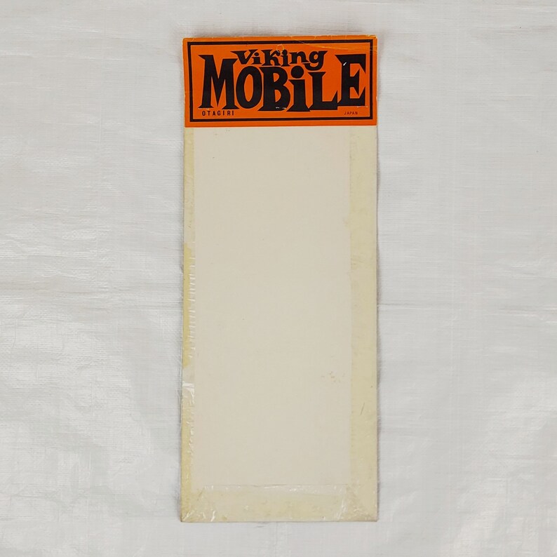 1960s Viking Mobile by Otagiri Japan, Dayglo, Deadstock NOS NIP ...