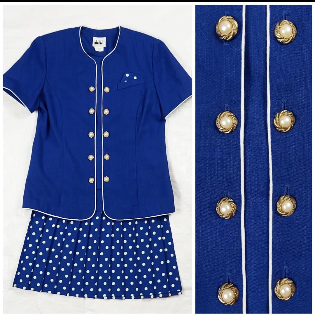 1980s Leslie Fay Dresses Petite Skirt Suit Set, Size 12P, Blazer ...