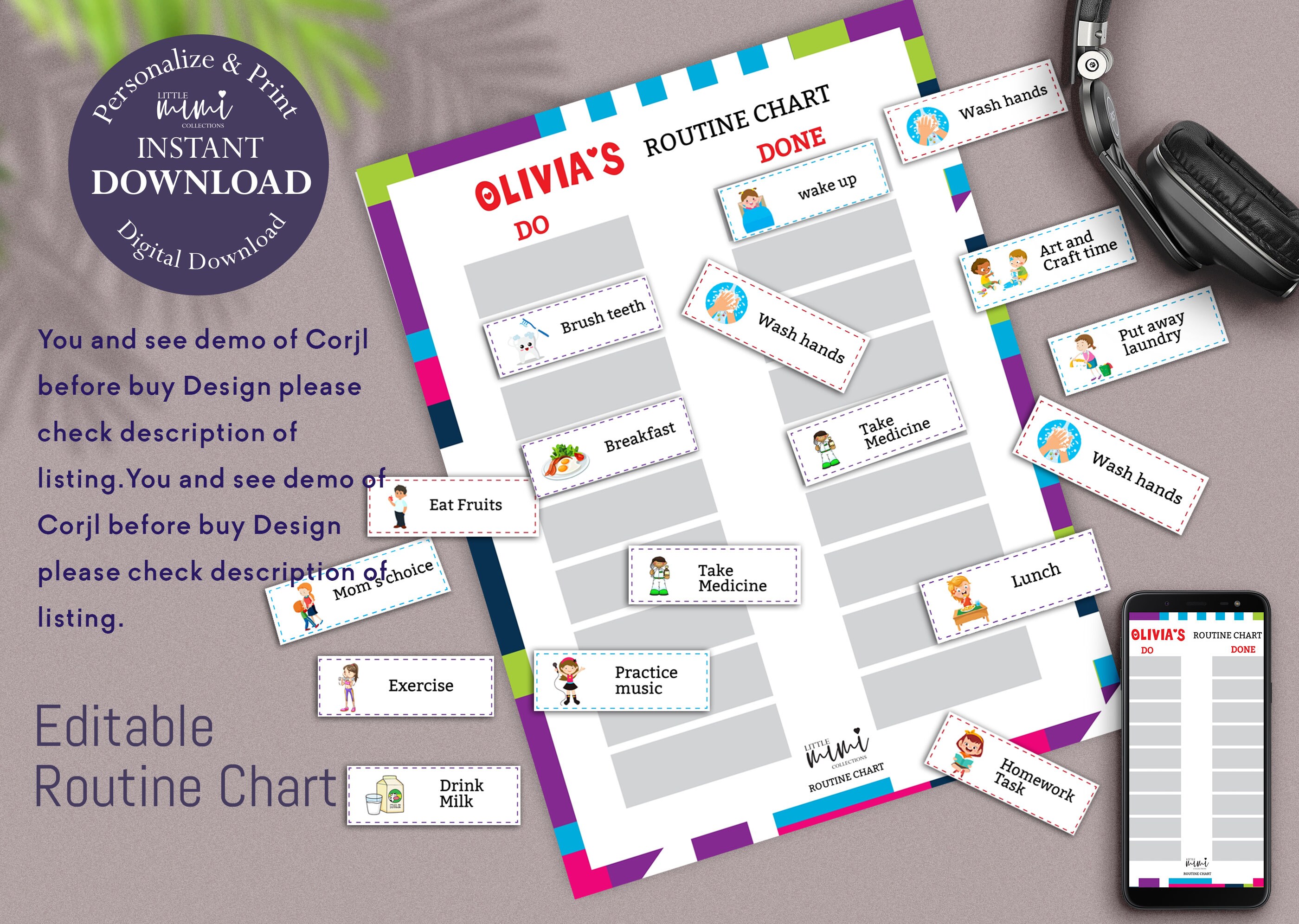 Calendars & Planners Paper personalized Parent Teacher Printable ...