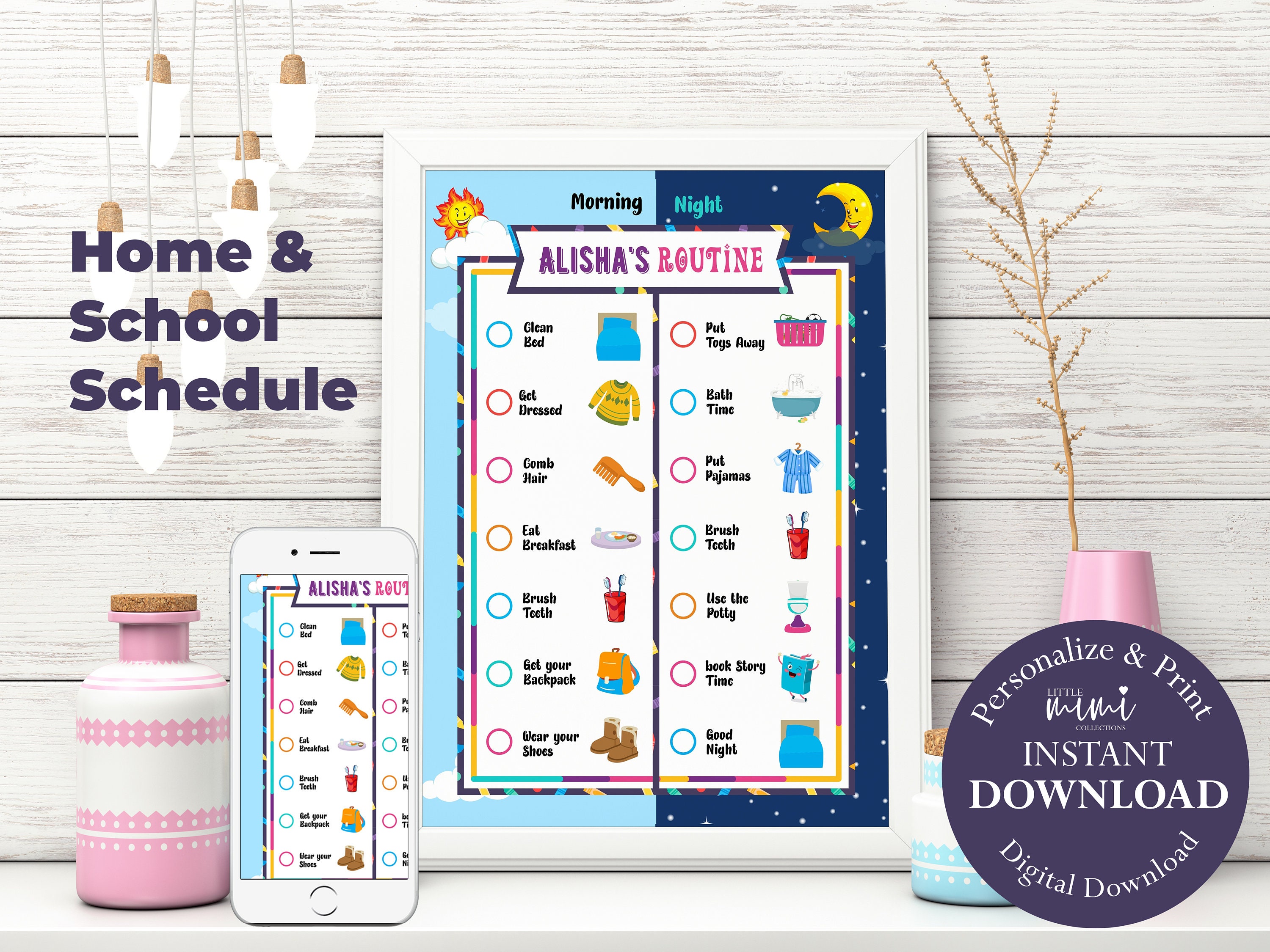 Calendars & Planners Paper personalized Parent Teacher Printable ...