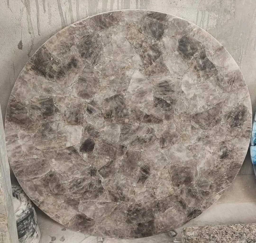 Quartz Hallway Center Table Top | Quartz Patio Table for Garden Decor ...