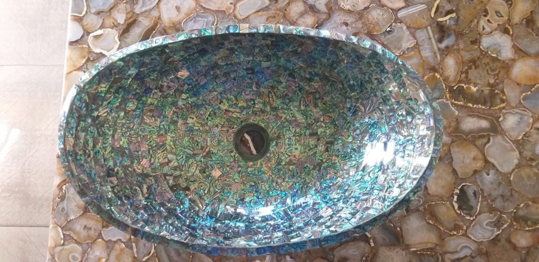 Abalone Shell Sink / Abalone Shell Wash Basin / Abalone Shell Counter ...