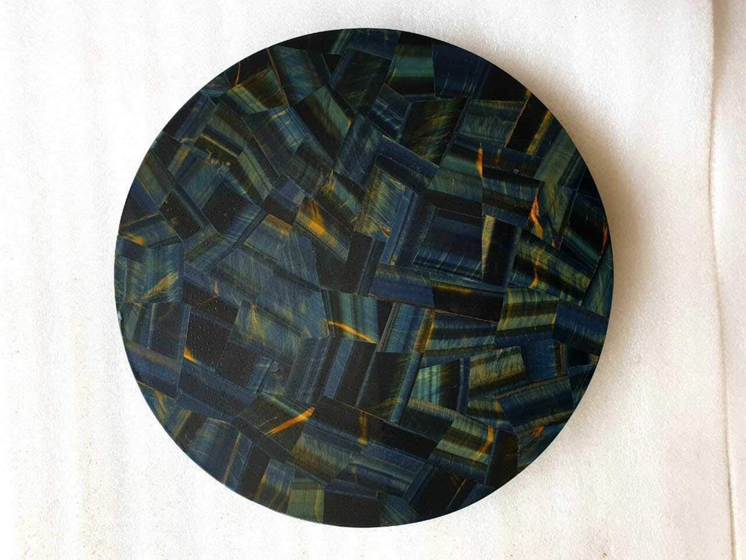 Blue Tiger Eye Coffee Table Top | Decorative Sofa Table Top | Elegant ...