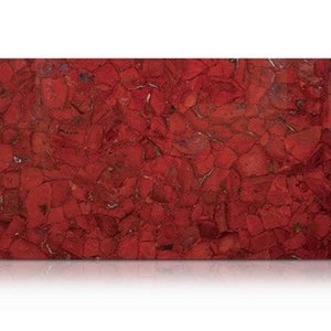 Red Jasper Coffee Table Top | Square Shape Epoxy Corner & End Table ...