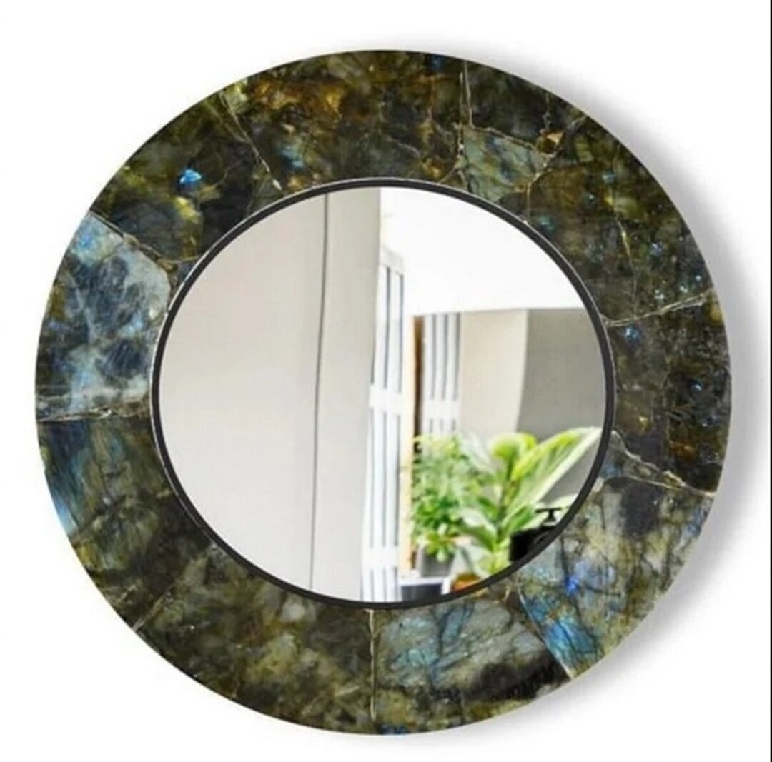 Buy Labradorite Mirror / Labradorite Wall Hanging Mirror / Bedroom Area ...