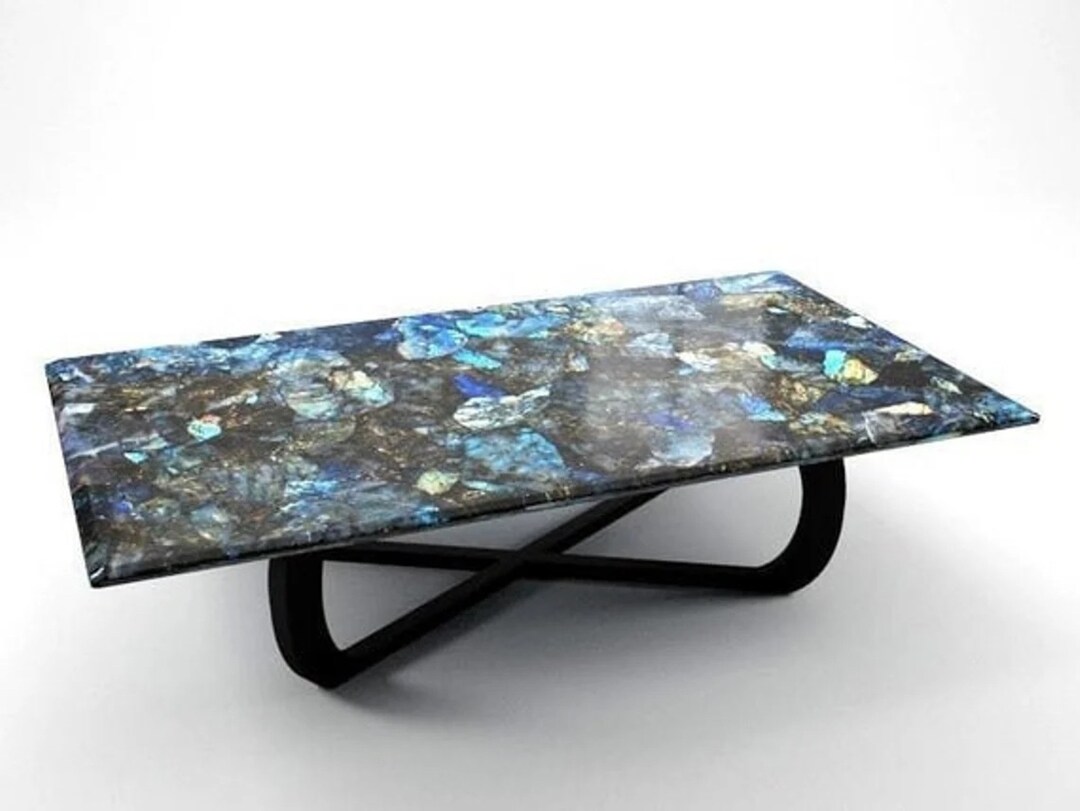 Labradorite Coffee Table Top | Labradorite Patio Side Table Top ...
