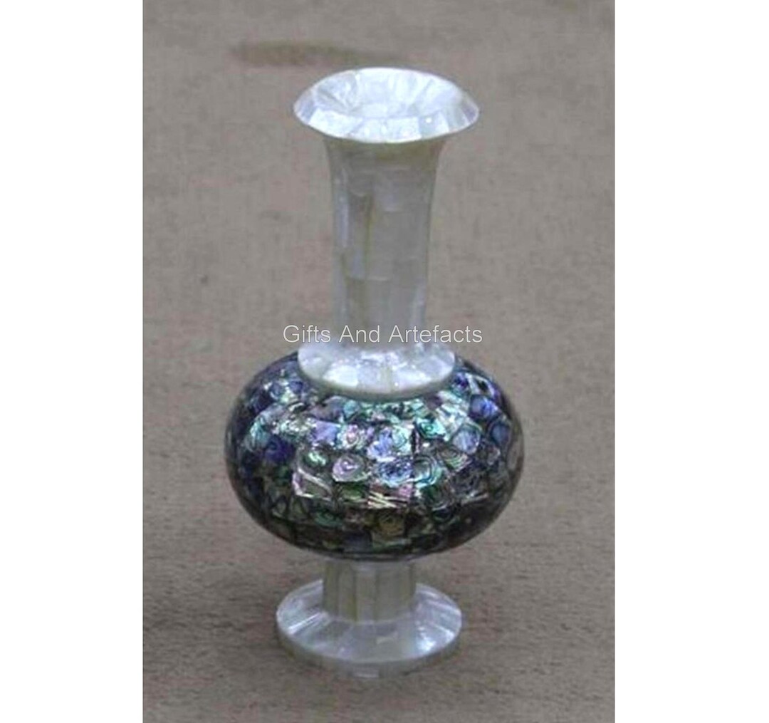 Abalone Shell Flower Vase , MOP Flower Pot , Abalone Shell Flower Case ...