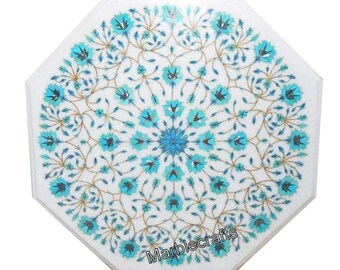 Turquoise Inlaid Table - Etsy