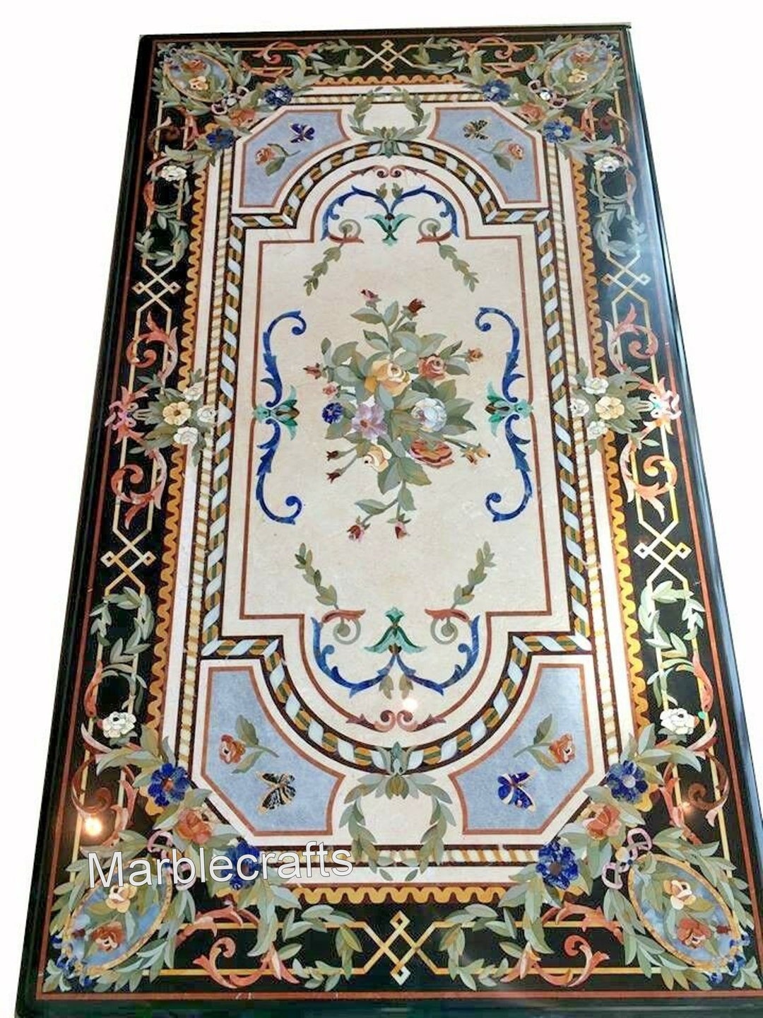 Marble Dining Table Top / Marble Living Room Table Top / Handmade Table ...