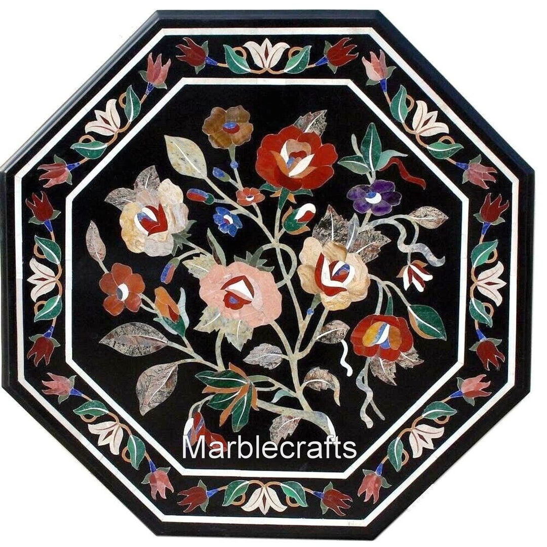 Marble Coffee Table Top | Home Decor Octagon Sofa Center Table With ...