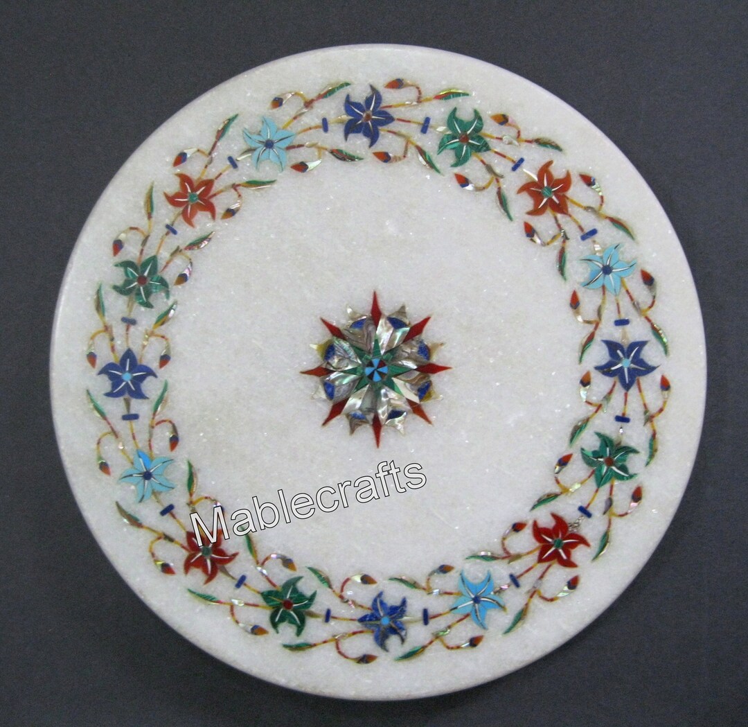 Handcrafted Tortilla Maker / Semi Precious Stone Inlay Chapati Maker ...