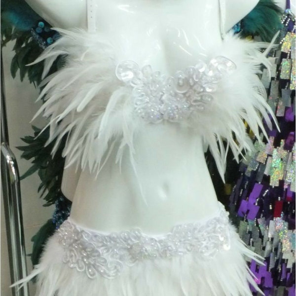 Feather Bra - Etsy