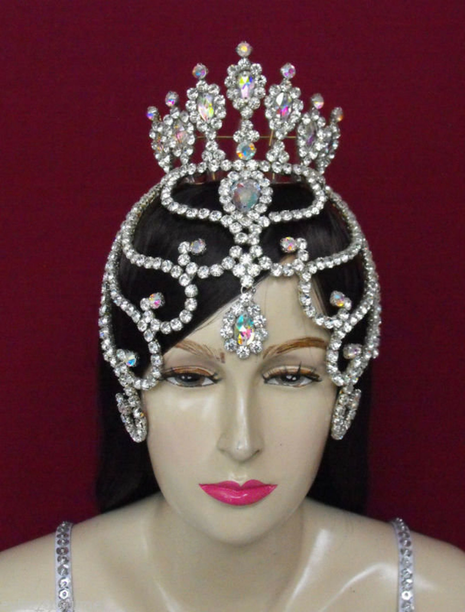 Da NeeNa 8 Showgirl Drag Queen Beaty Pageant Headdress Crown | Etsy