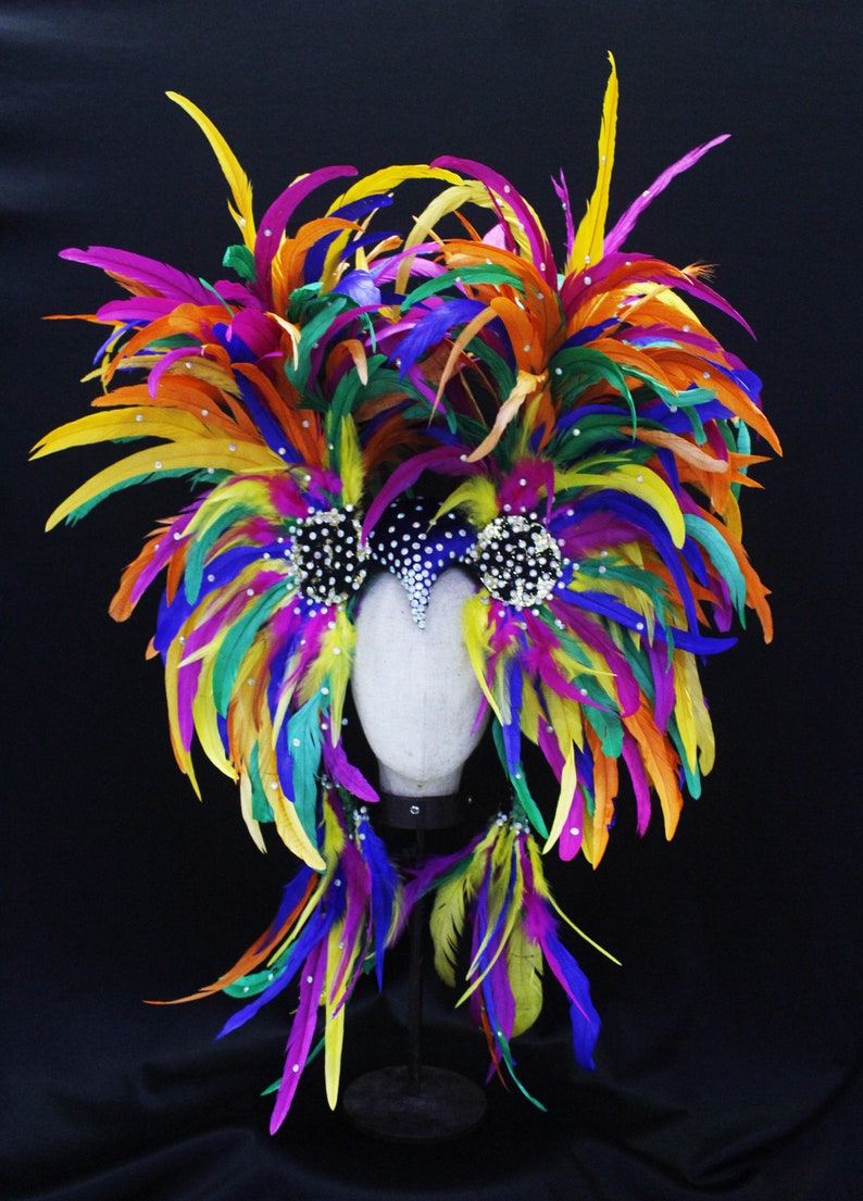 Da Neena H1031 Queen of Dance Feather Drag Pageant Vegas - Etsy