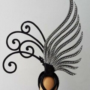 Da Neena H154 Vegas Butterfly Bird Roc Rukh Garuda Headdress - Etsy