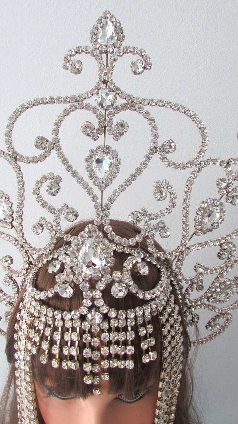 Da Neena H134 Showgirl Drag Pageant Crystal Cleopatra Queen | Etsy