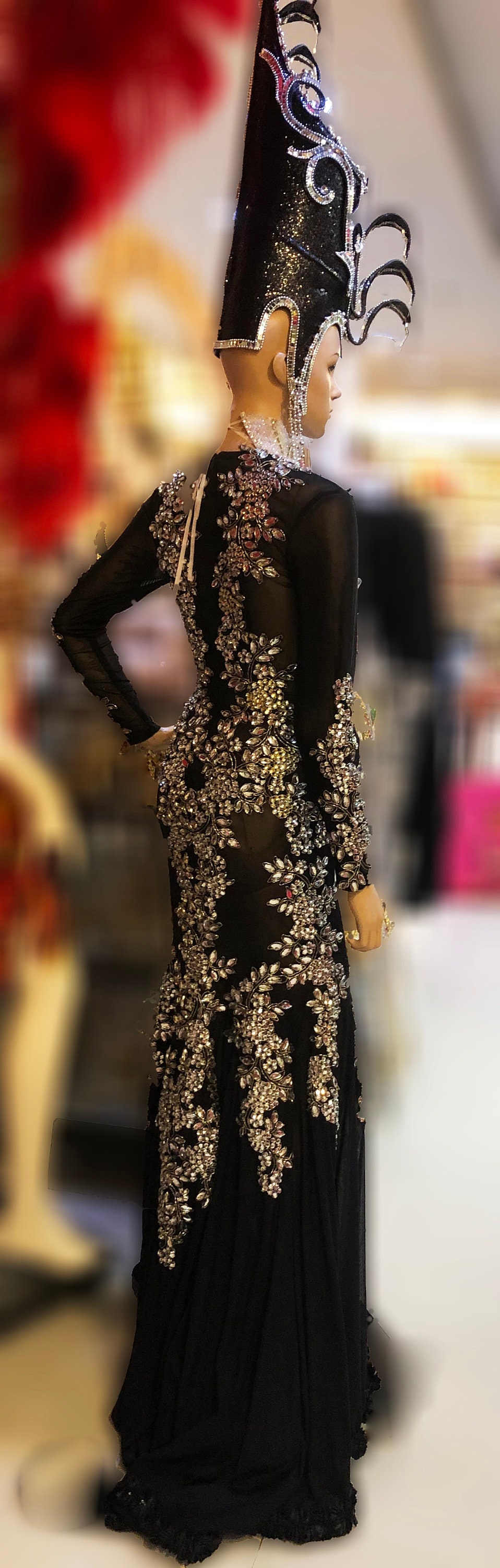 Da Neena C955 Cleopatra Snake Queen Crystal Showgirl Vegas - Etsy